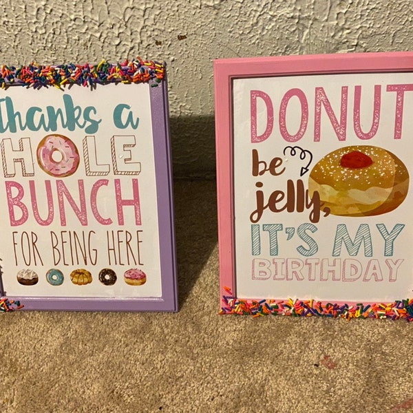 Donut Be Jelly/ Doughnut Party Pun Word Art/ Printable/ First Birthday ...