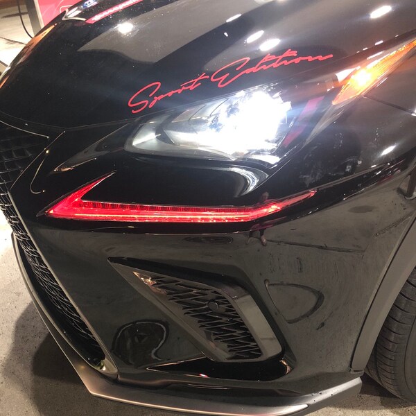 UNLEASHED Decal Sticker Sport Car Racing Stripe Auto Logo Emblem BMW M ...