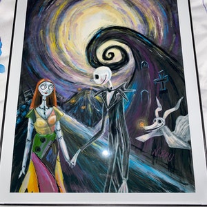 Nightmare Before Christmas Art Print - Etsy
