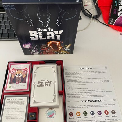 Here to Slay Insert for Sleeved & Standard Cards for KSE kickstarter ...