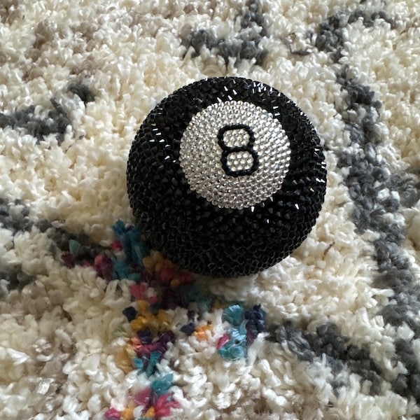 Crystal Fortune Teller - Swarovski Crystal Jeweled Vintage Magic 8 Ball ...