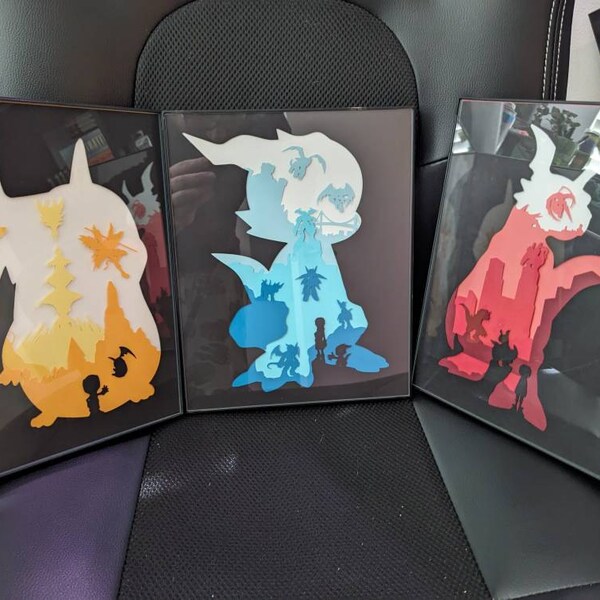 Agumon Paper Art Digimon - Etsy