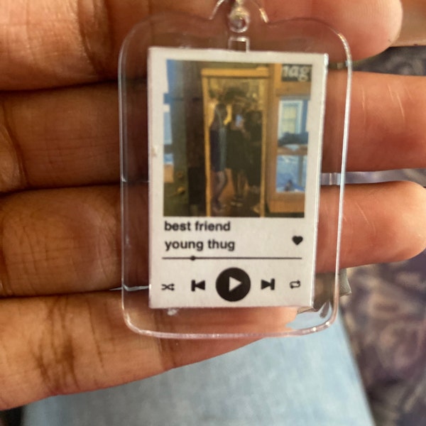 Custom Album Keychain | Custom Song Keychain | Spotify Keychain ...