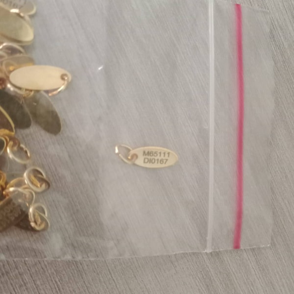 Custom Tag Laser Engraved Jewelry Charms , Brand Logo Charms , 0.8x5x12 ...