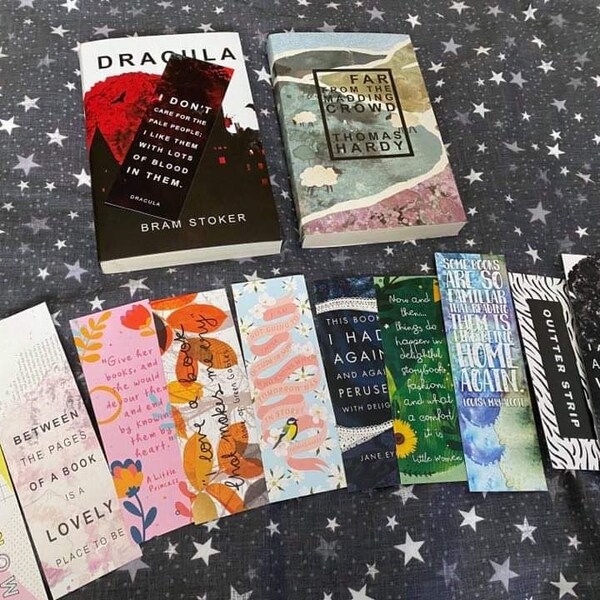 Strong Female Characters in Books Book Lover Bookmark Set Bookmark ...