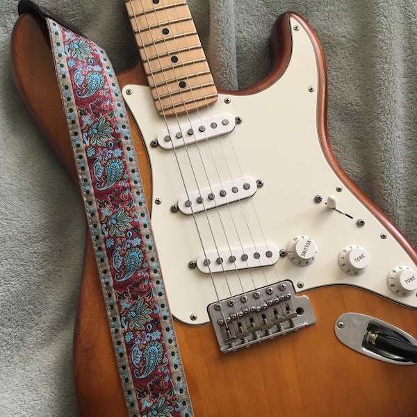 New Limited Edition Hipstrap Goa Hendrix Vintage/hippie Guitar Strap ...