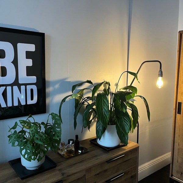 BE KIND Poster, | Bold Black and White | Wall Decor, Art Print, Wall ...