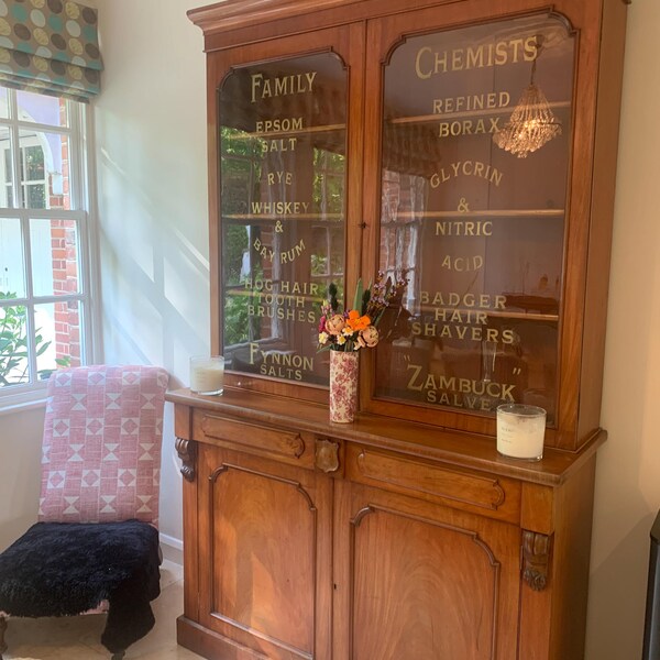 Vintage French Shabby Chic Painted Armoire 2 Door Wardrobe Breakdown ...