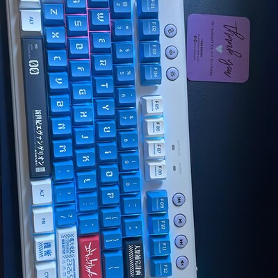 Eva Unit-00 Keycap Set, Cherry Profile, PBT, Cherry MX Stem, Dye-sub ...