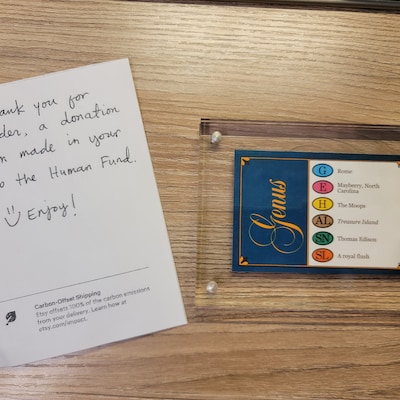 Moops Misprint Card From Seinfeld Season 4, Episode 7: the Bubble Boy ...