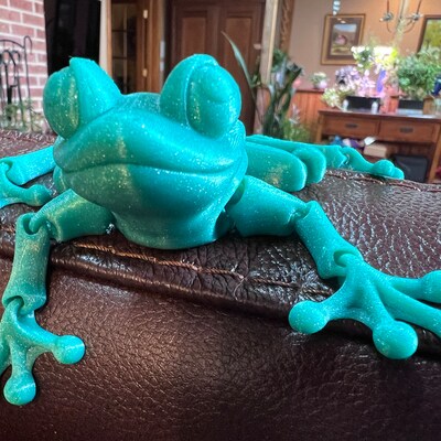 Frog Flexi/articulated Sensory Stim ASMR Animal Desk Figures Fidget ...