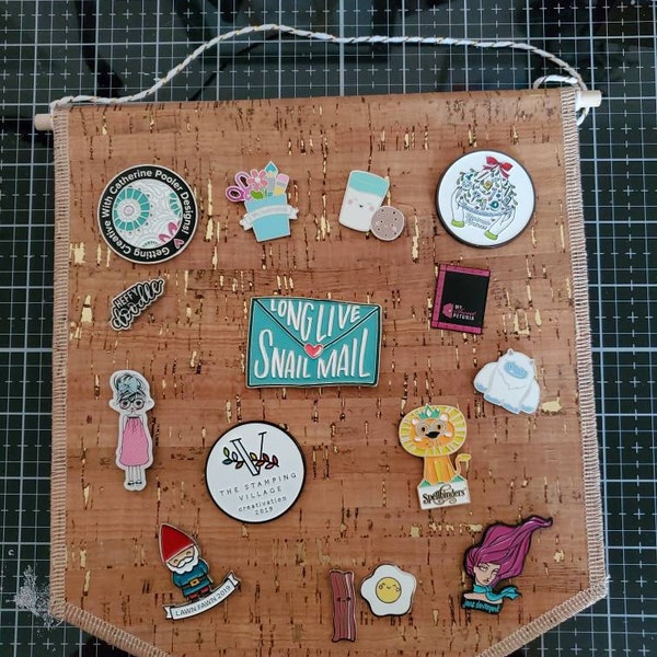 Premium Cork Pin Display, Pin Badge Display, Cork Pennant, Enamel Pin ...