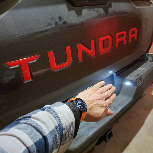 Domed 3D Raised Letters Inserts Compatible With TRD Pro Skid Plate ...