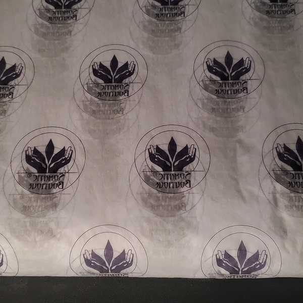 500pcs Personalised Wrap, Logo Wrapping, Brand Packaging, Bespoke ...