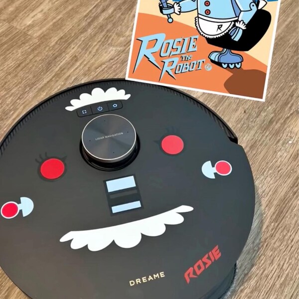 Original Deluxe Rosie the Robot Face Decals for Your Robotic Floor ...