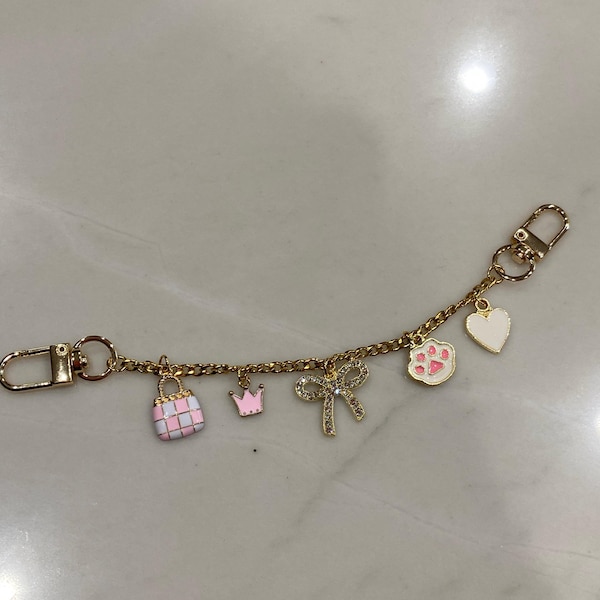Design Your Purse Charm Chain/handbag Charm Chain/purse Charm Accessory ...