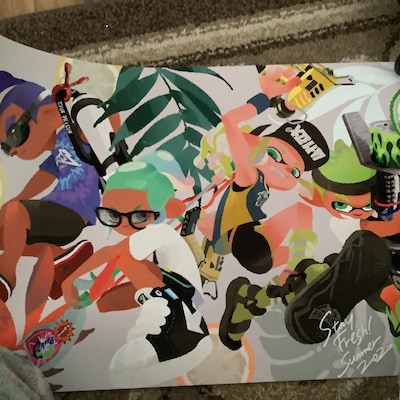 Splatoon 2 Anniversary Poster 13x19 - Etsy