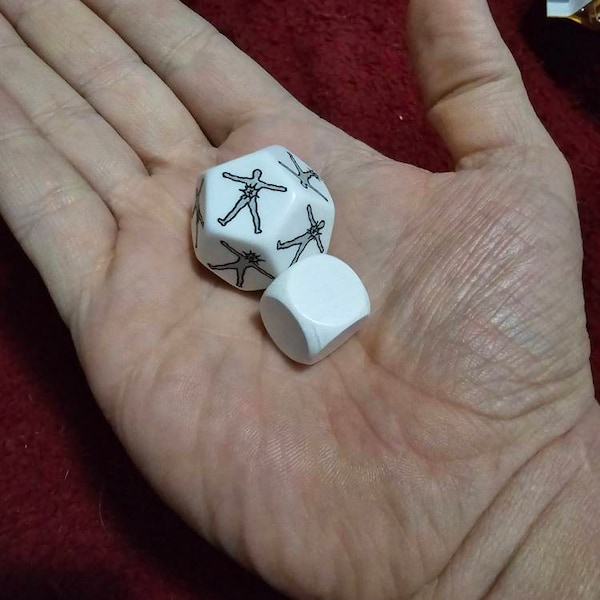 D12 Hit Location Dice Body Parts 28-30mm - Tabletop Craft Supply ...