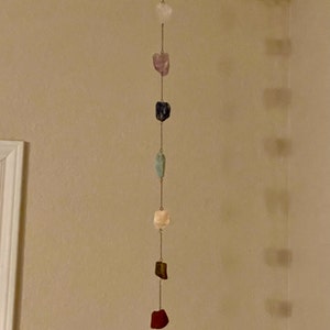 7 Chakra Crystal Wall Hanging Mobile - Etsy