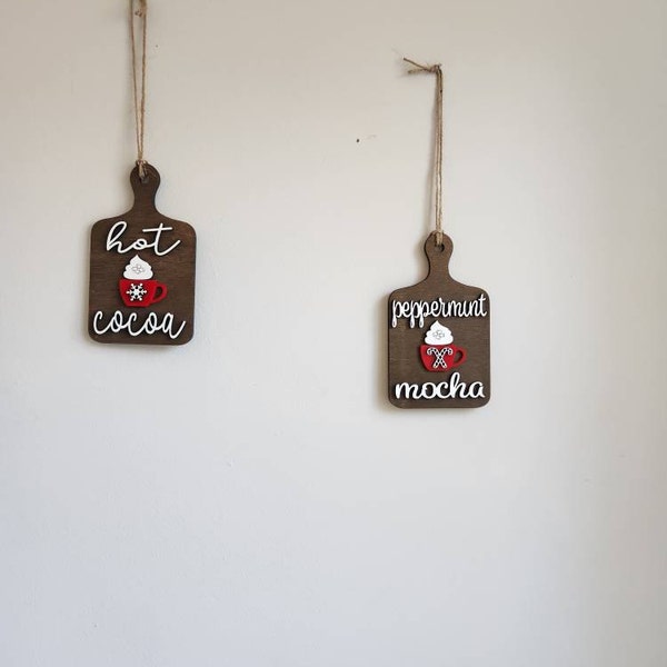 Hot Cocoa Sign / Christmas Signs / Christmas Decorations / Christmas ...