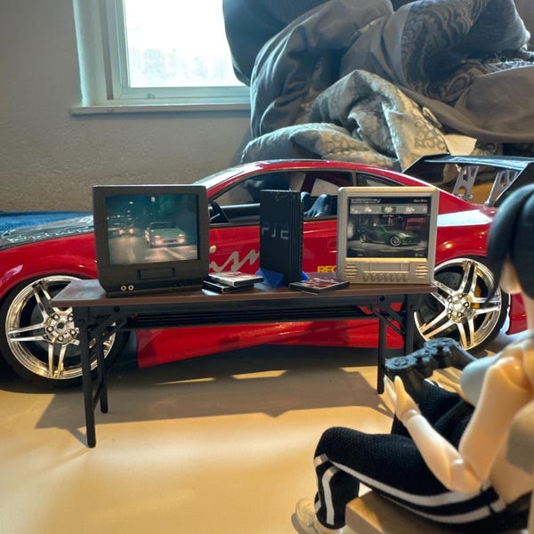 Mini CRT TV - 3 Models, 5 Color Options- Personalize With the Image of ...