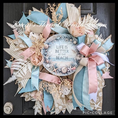 Ovarian/cervical Cancer Awareness Sign, Wreath Sign, Personalize It by ...