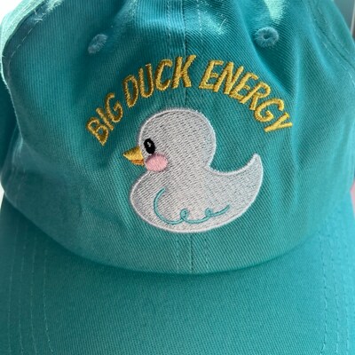 Duck Hat , Dad Cap , Blue Hat , Duck Art , Duck Lovers Gift , Funny Hat ...