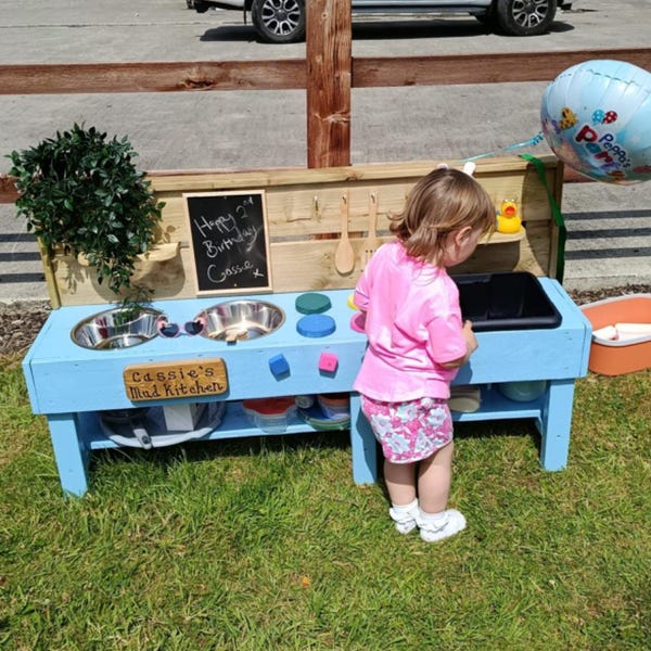 Get Ready for Summer Children’s Quality Personalised Mud Kitchen With ...