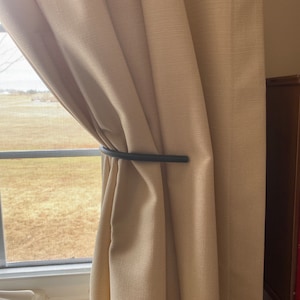 Hand Forged Curtain Rod Bracket, Curtain Rod Hook, Curtain Rod Hanger ...