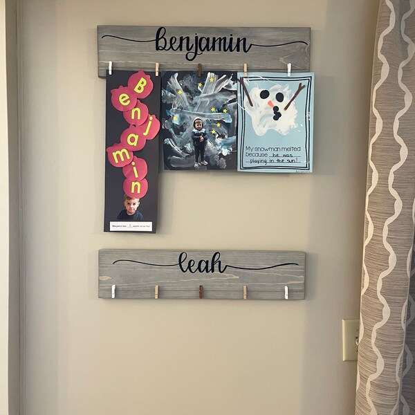 Child Name Sign - Personalized Look What I Made Sign - Kids Name Sign ...