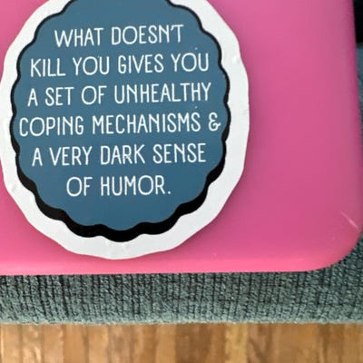 Serotonin Sticker, Cute Ghost Sticker, Mental Health Awareness ...