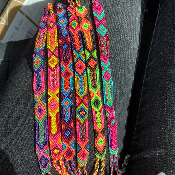 Mexico Friendship Bracelet, ASSORTED Bracelet Set, Adjustable ...