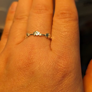 Midi Silver Mother and Child son or Daughter Infinity Ring,mama and ...