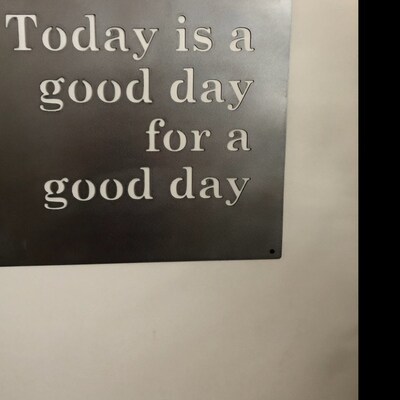 Custom Metal Quote Sign and Sayings, Inspirational Personalized Sign ...