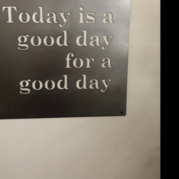 Custom Metal Quote Sign and Sayings, Inspirational Personalized Sign ...