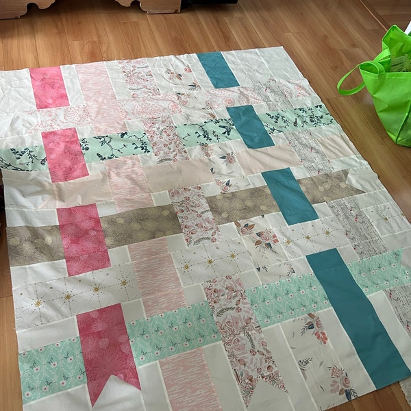 Ribbon Box Quilt Kit Custom Curated - Sew Romantic - Art Gallery ...