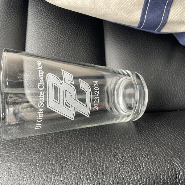 Custom Designed Glasses, Custom Logo Glass, Etched Glassware Gift ...