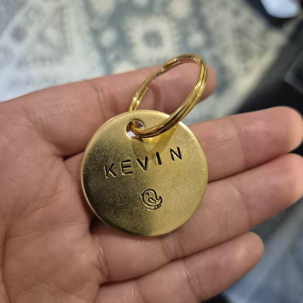 PREMIUM Large 2mm Thick "forever" Dog Tags - Durable Hand Stamped Pet ...