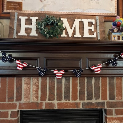 Disney Rainbow Garland, Pastel Mickey Garland, Disney Banner, Colorful ...