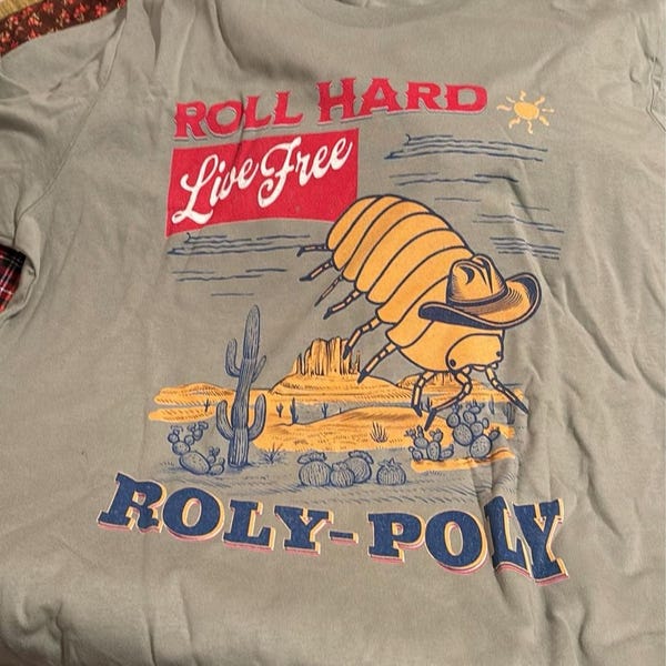 Roly Poly Shirt, Isopod Shirt, Vintage Western Rodeo Cowboy T-shirt ...