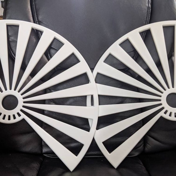 Asian Sun - 1.5" Tech Grip Custom Flow Fans , Practice Fans, Day Fans ...