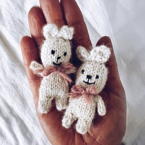 Mini Animal Knitting Pattern. English and Russian PDF. - Etsy