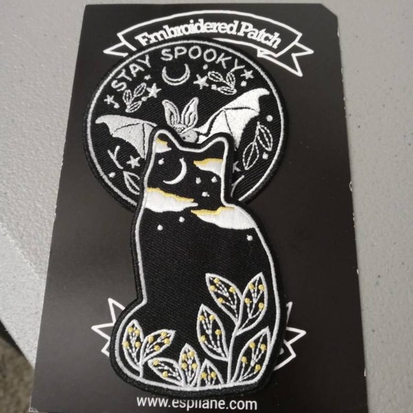 Spooky Bat Pastel Goth Patch | Iron on | Gothic Halloween Patches ...