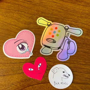 Crying Anime Eye Sticker | Etsy