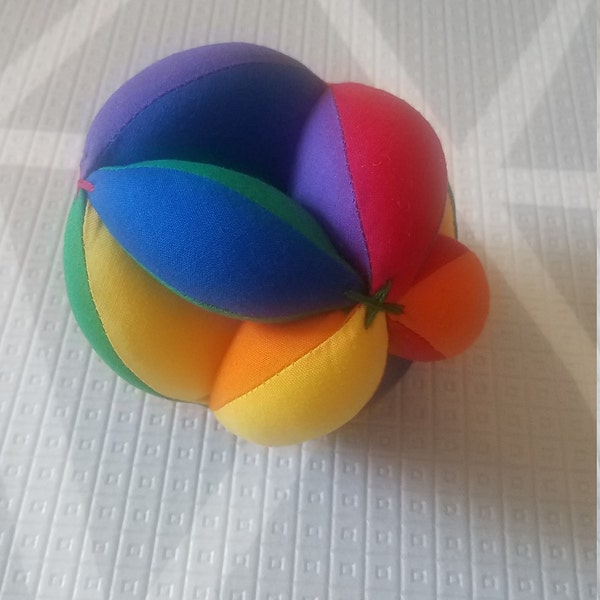 Toddler Learning Ball, Montessori Preschool Toy, Baby Clutch Ball ...