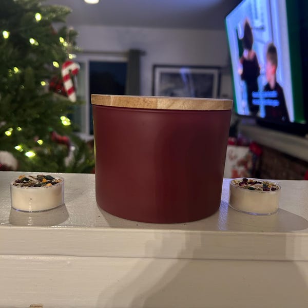 Christmas Morning Candles - Holiday Crystal Candle - Christmas Candle ...