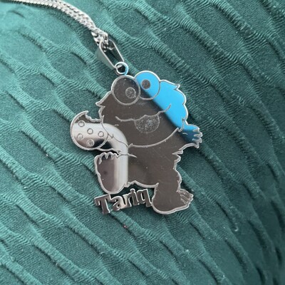 Personalized Name and Cartoon Character Necklaces Pendants Customized ...