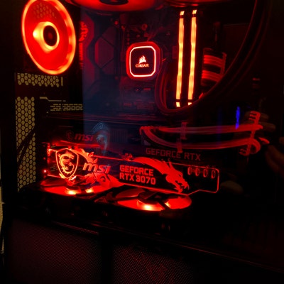 RGB Msi Dragon Led Board Graphics Card Holder Asus Aura MSI Sync Pc ...