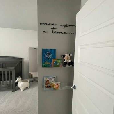 Script Once Upon A Time Sign for Nursery or Playroom Free 3-5 Business ...