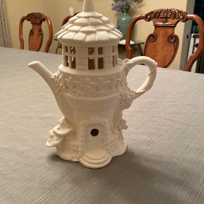 Ready to Paint or Hand Painted Ceramic Bisque Old Water Mill - Etsy